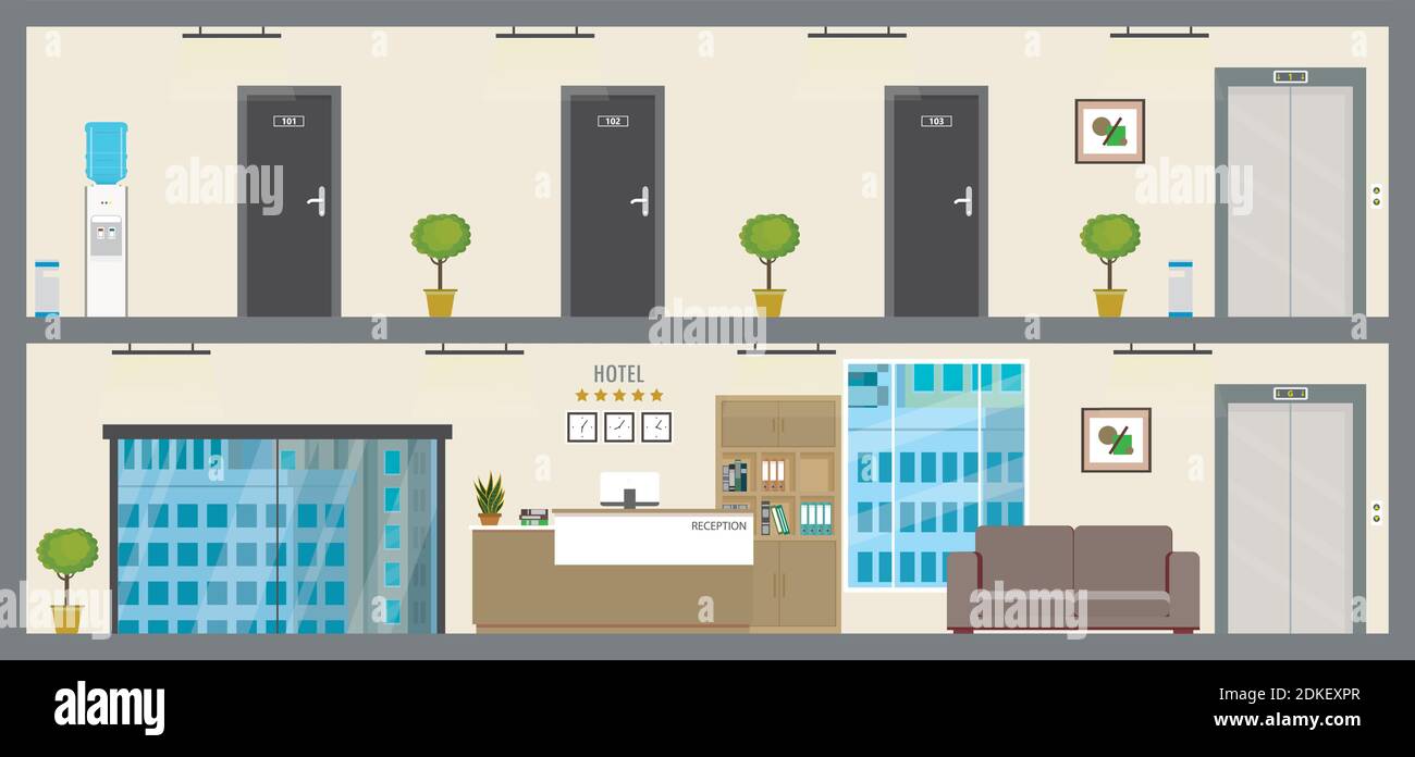 Hotel Reception Floor Plan