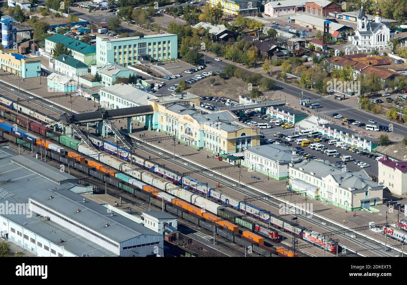 Ulan ude train hi-res stock photography and images - Alamy