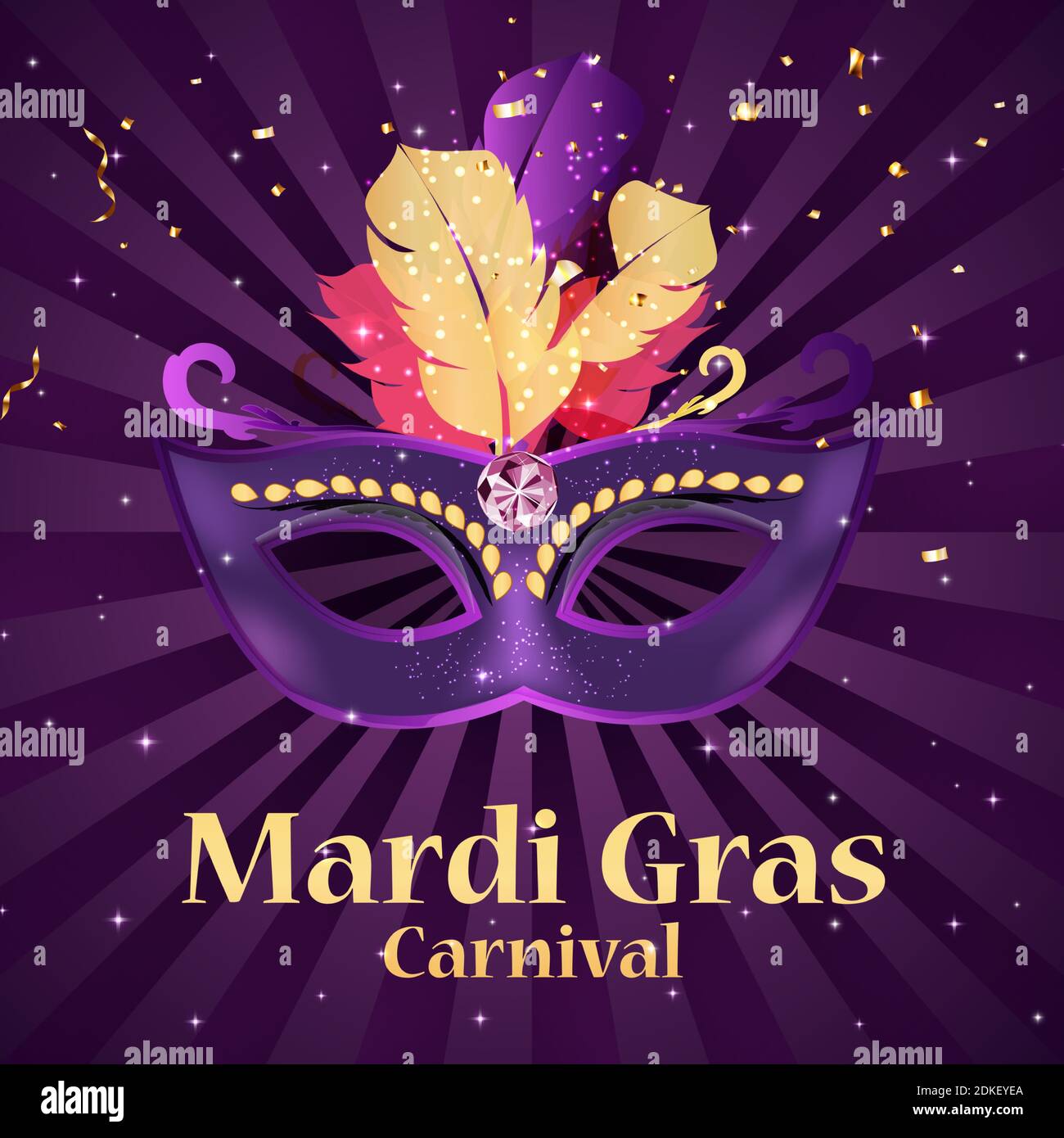 Masquerade Invitation Background
