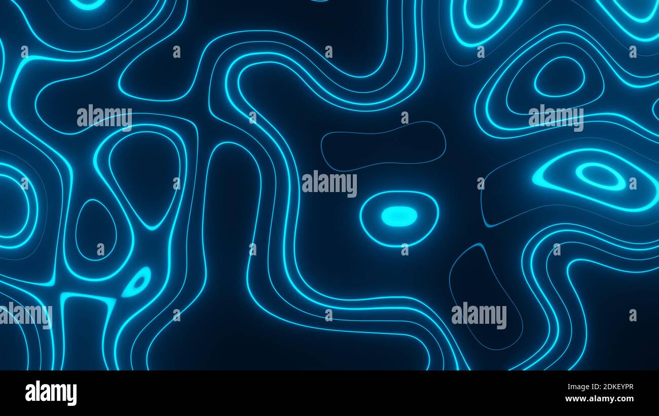 Digital illustration of glowing energy fields Stock Photo - Alamy