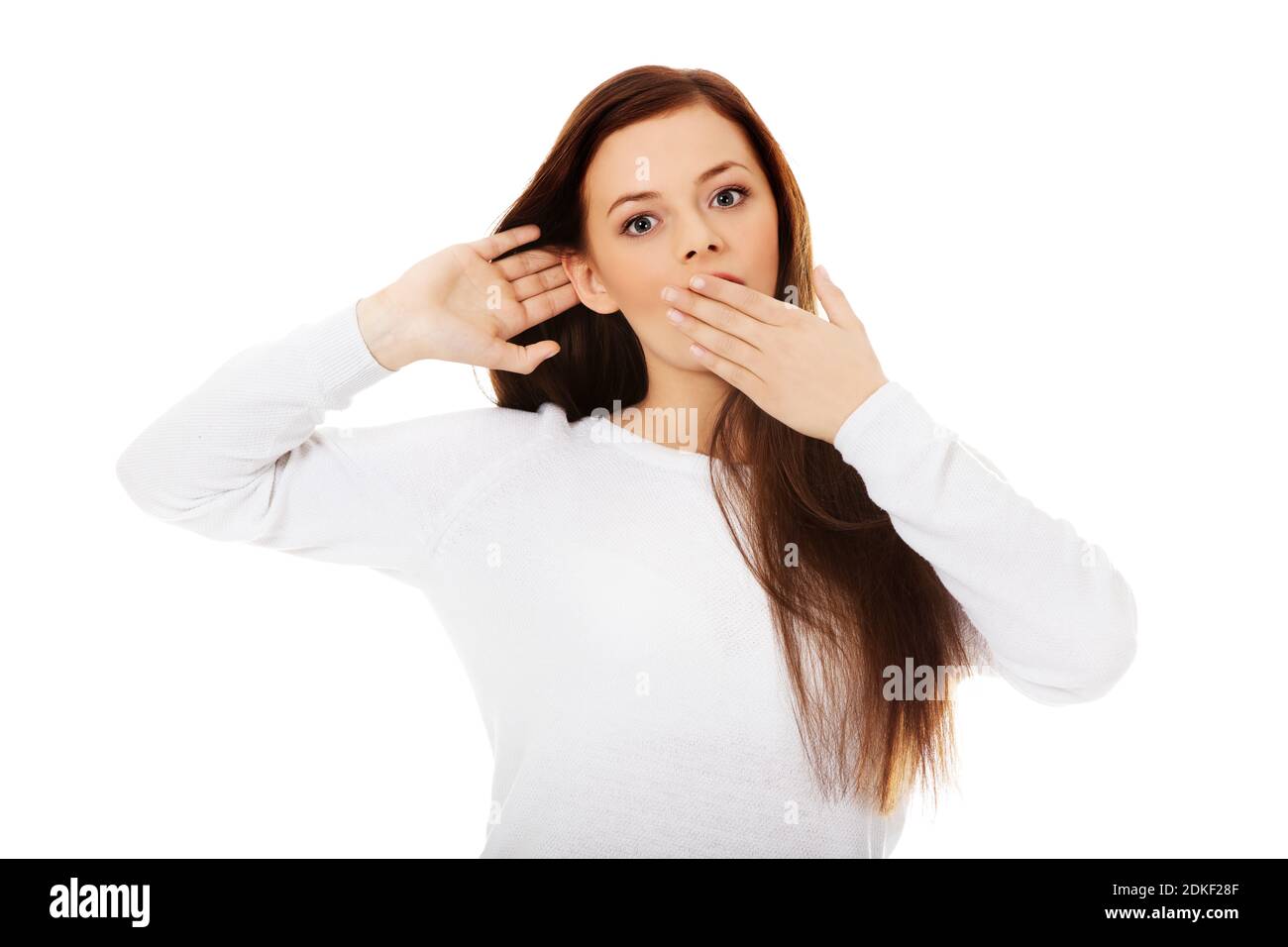 Overhearing conversation hi-res stock photography and images - Alamy