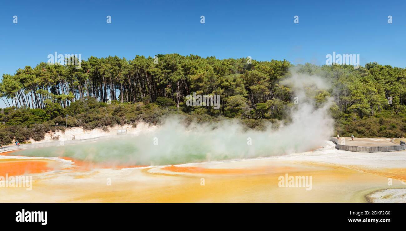 Champagne Pool, Wai-O-Tapu Thermal Wonderland, Rotorua, Bay of Plenty ...