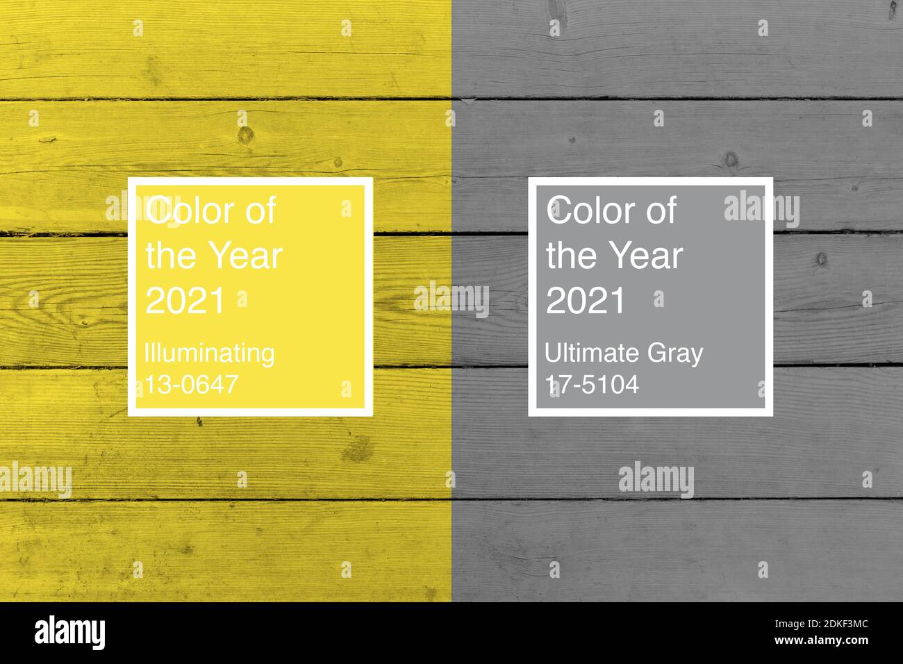Background of colors of year 2021 Ultimate Gray and Illuminating Stock ...