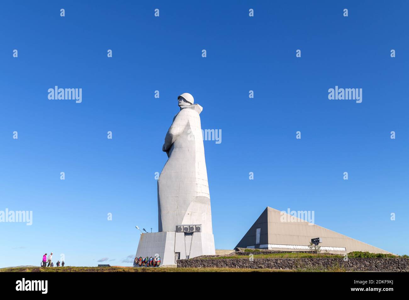 Murmansk Russia 28 Aug 2018 Monument Commonly Called Alyosha To