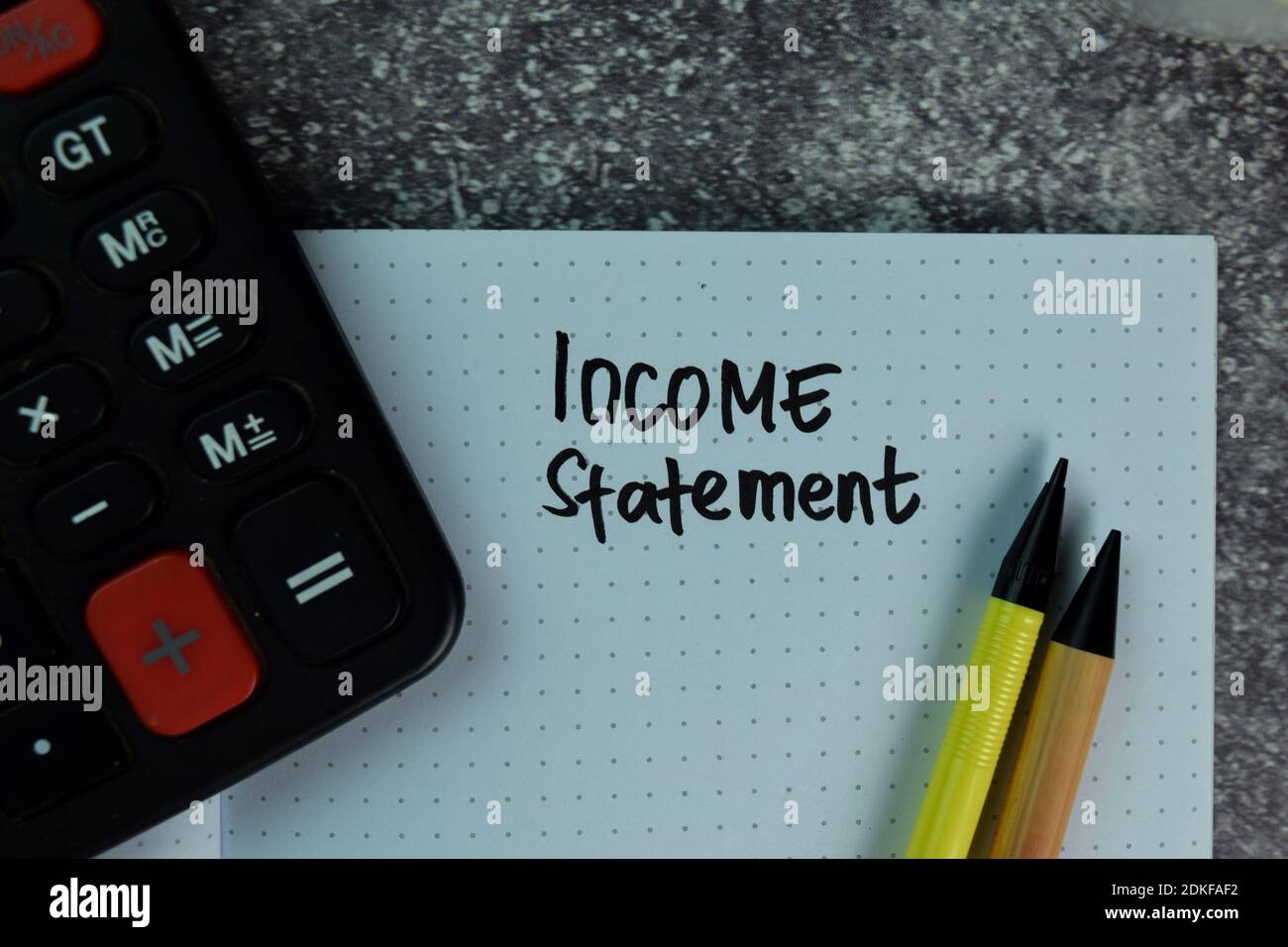 Bank statement write on hi-res stock photography and images - Alamy