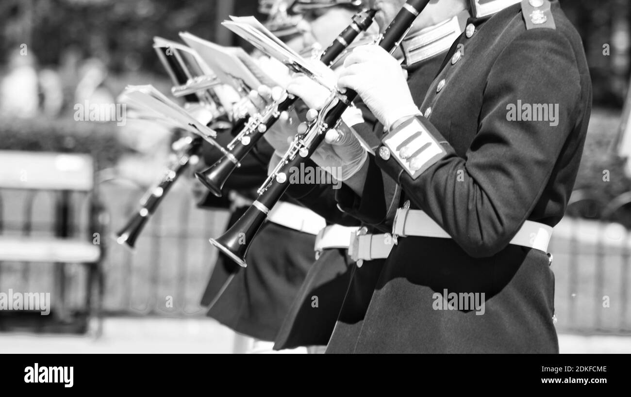 Marching band members hi-res stock photography and images - Alamy