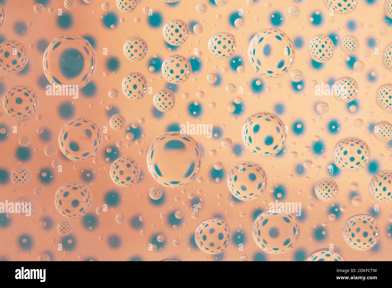 abstract selective focus colorful background with water drops. water ...