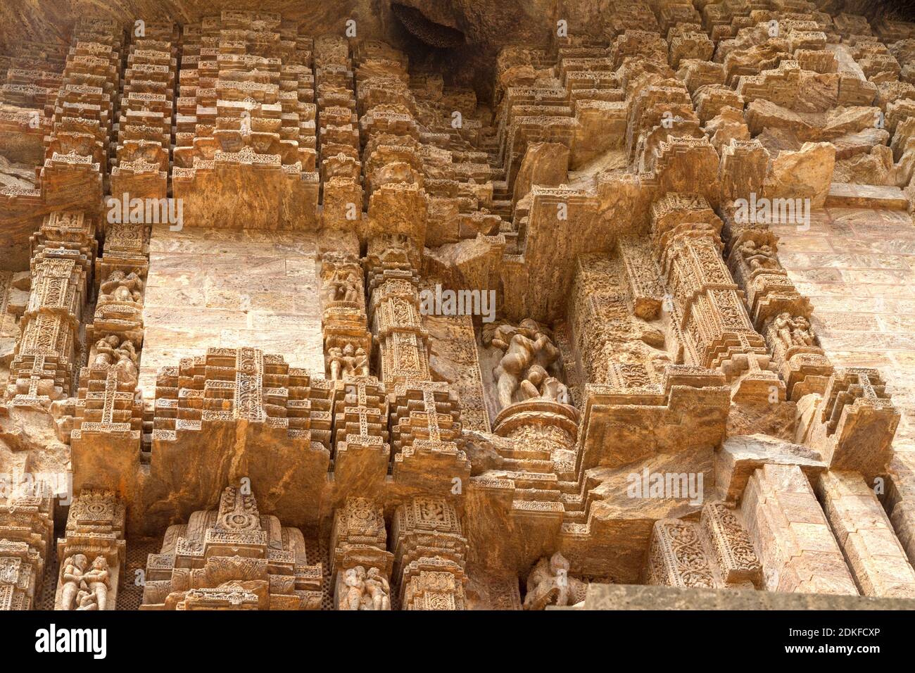 Intricate Sculptures Stone Carving On The Walls Of The Ancient Hindu
