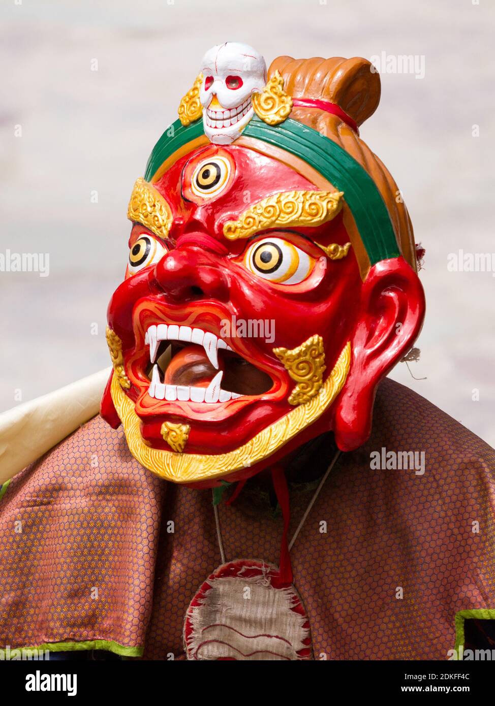 Tibetan art skull mask hi-res stock photography and images - Alamy