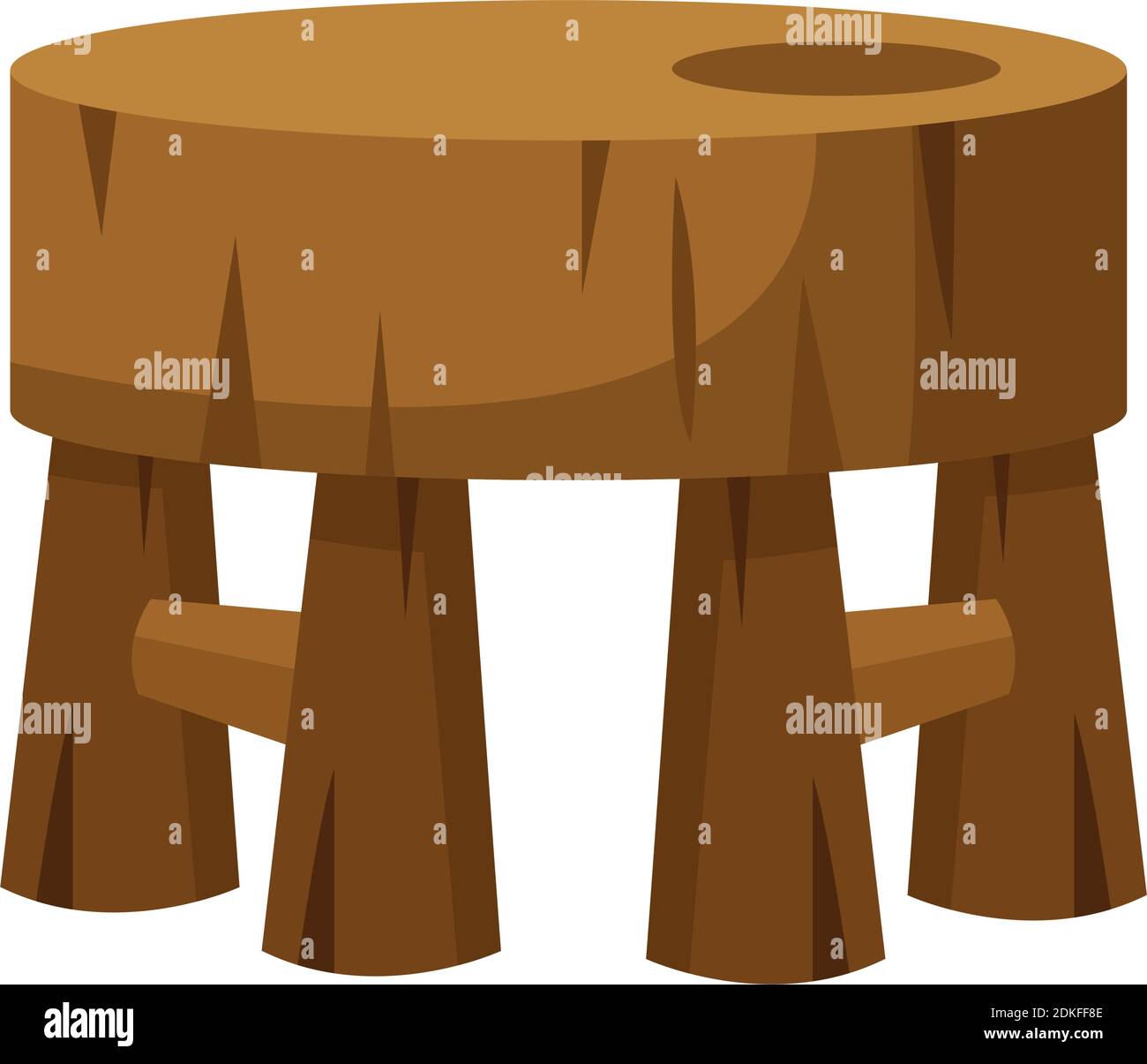 little wooden bench isolated icon vector illustration design Stock ...