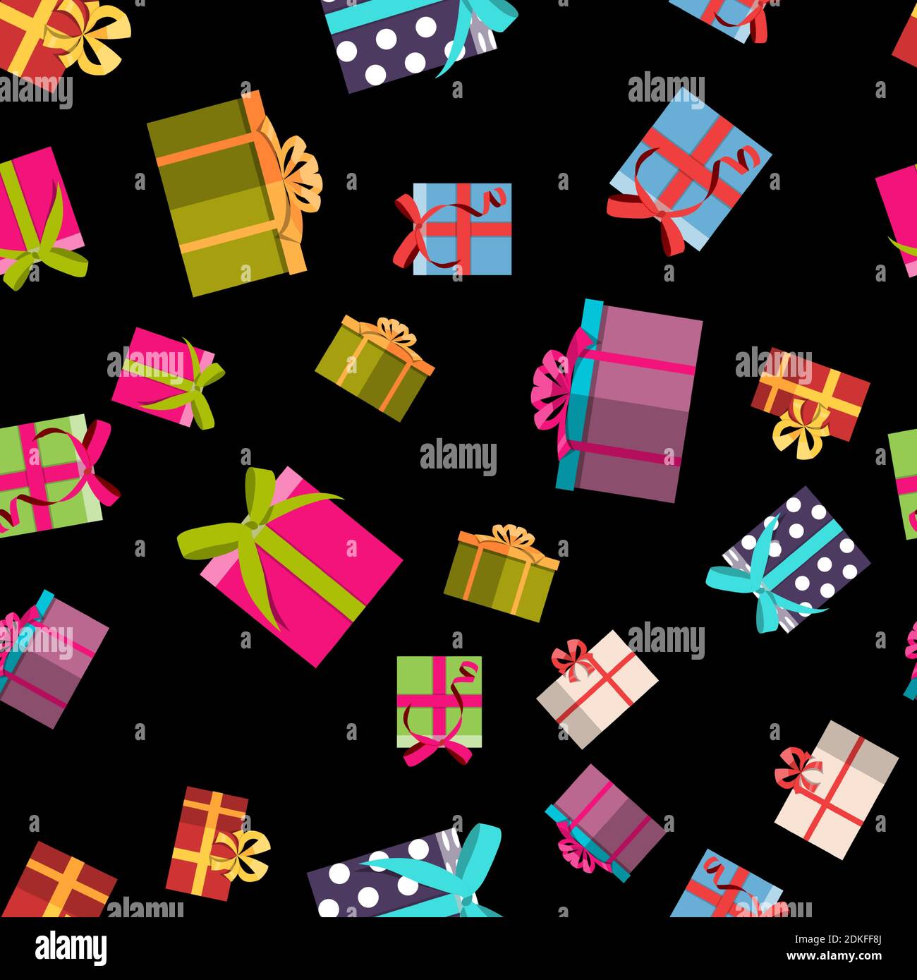 Seamless gift box pattern for Wedding, anniversary, birthday and party ...