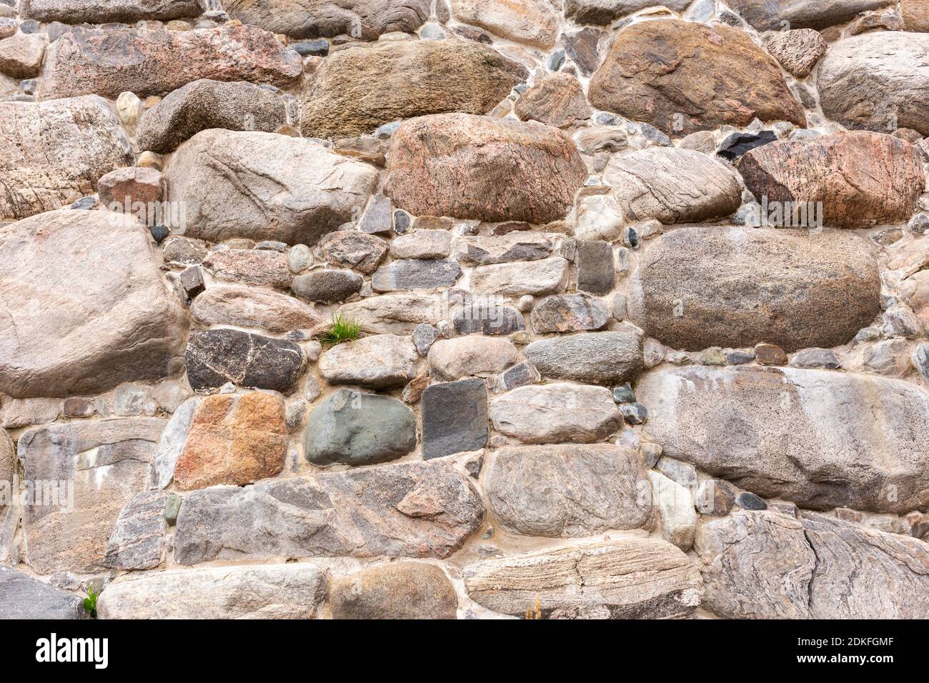 Close-up of an ancient orthodox monastery stone wall made of large ...