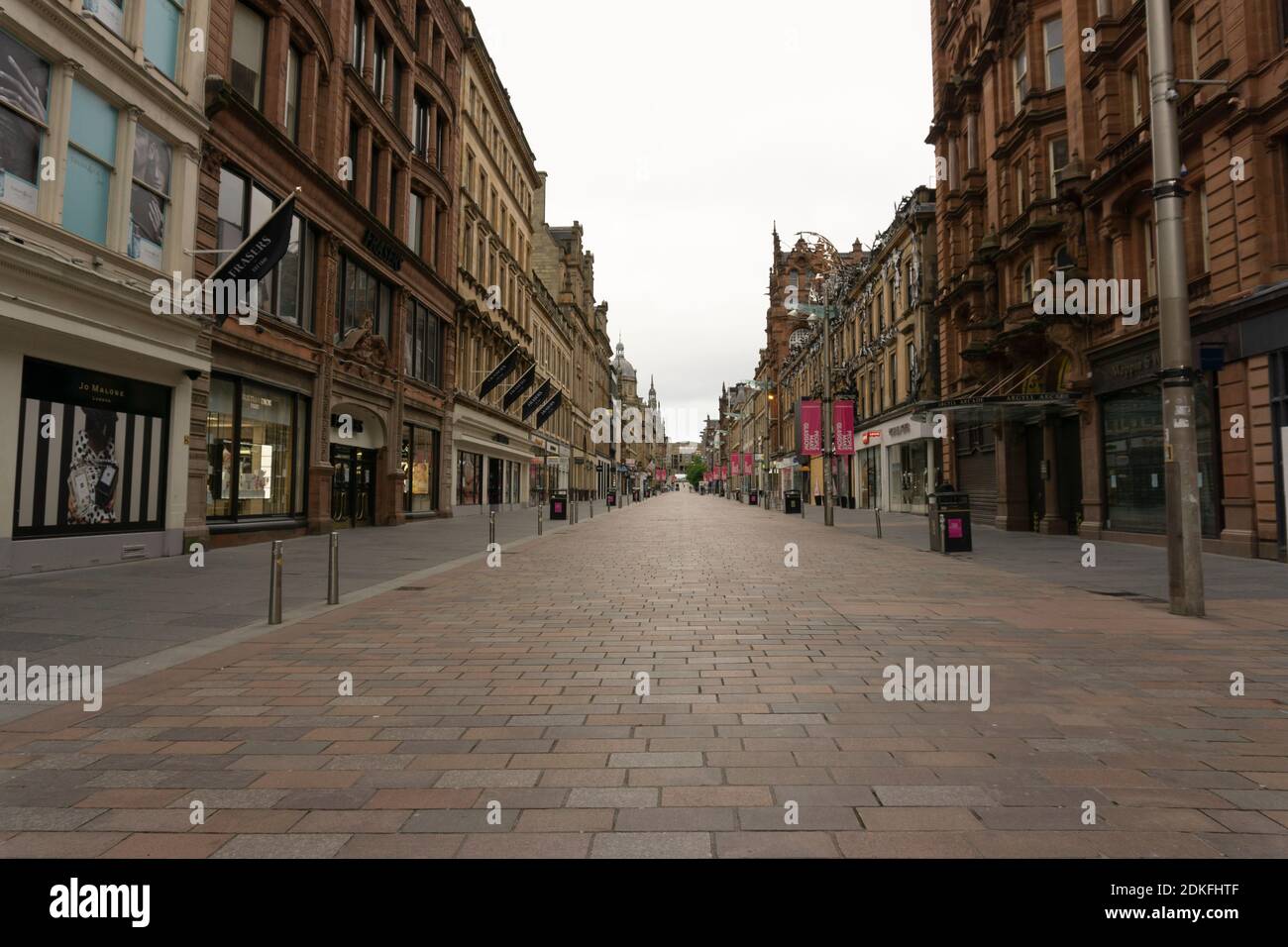scenes of an empty sad city centre Stock Photo - Alamy