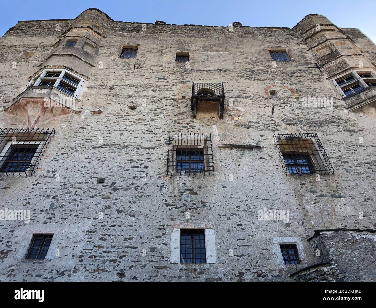 Castle complex Castel Pergine, Valsugana valley, Trentino, Italy Stock ...