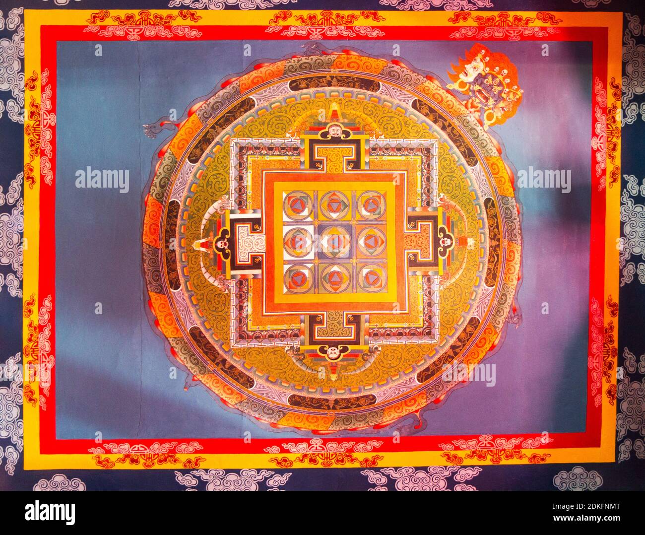 Kalachakra, wheel of time mandala, spiritual and ritual symbol of ...