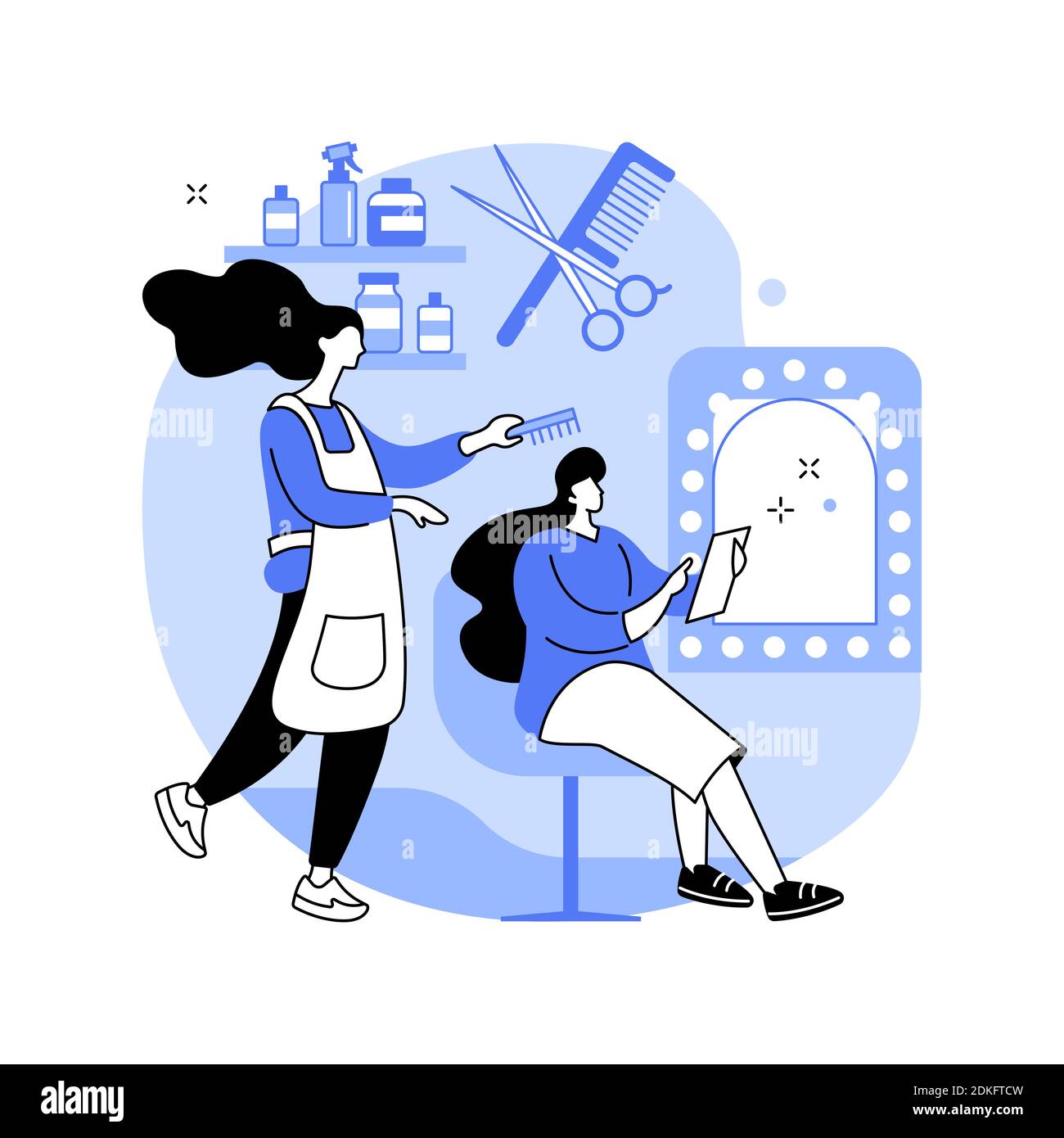 Beauty salon abstract concept vector illustration Stock Vector Image ...