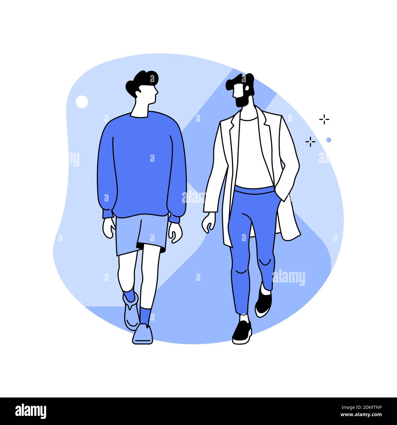 Men style and fashion abstract concept vector illustration Stock Vector ...