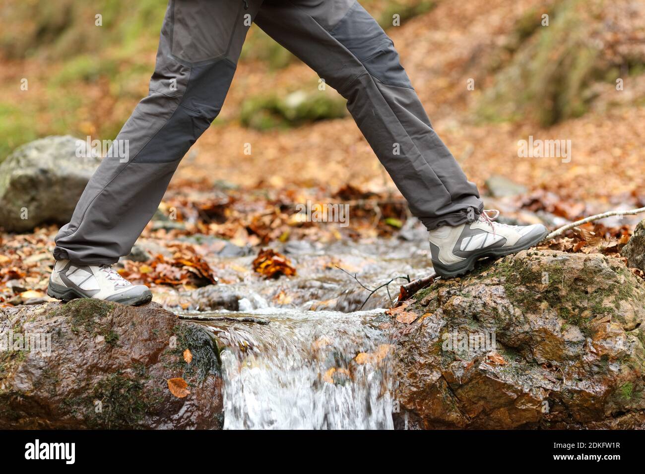 Legs Walking Side View