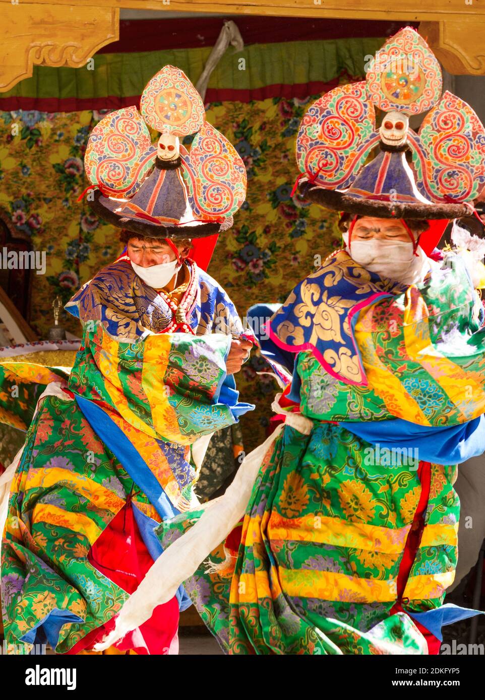 Buddhist monk during tsam mystery hi-res stock photography and images ...