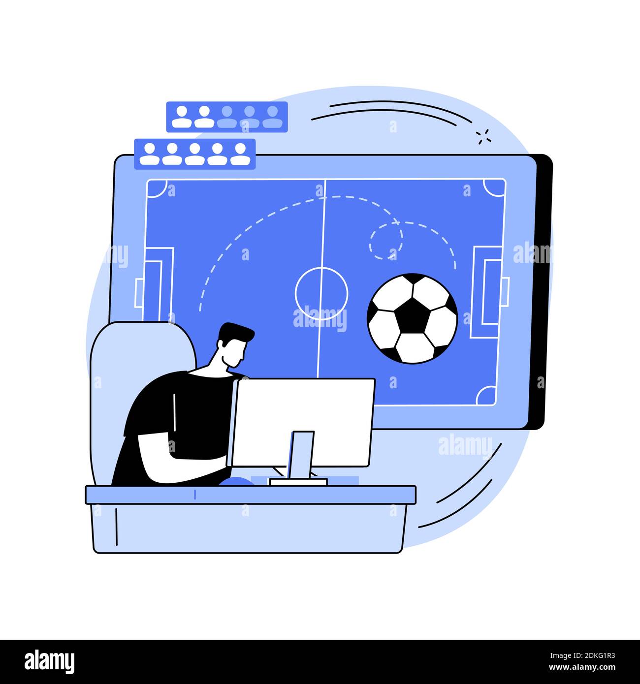 Sports games abstract concept vector illustration Stock Vector Image ...