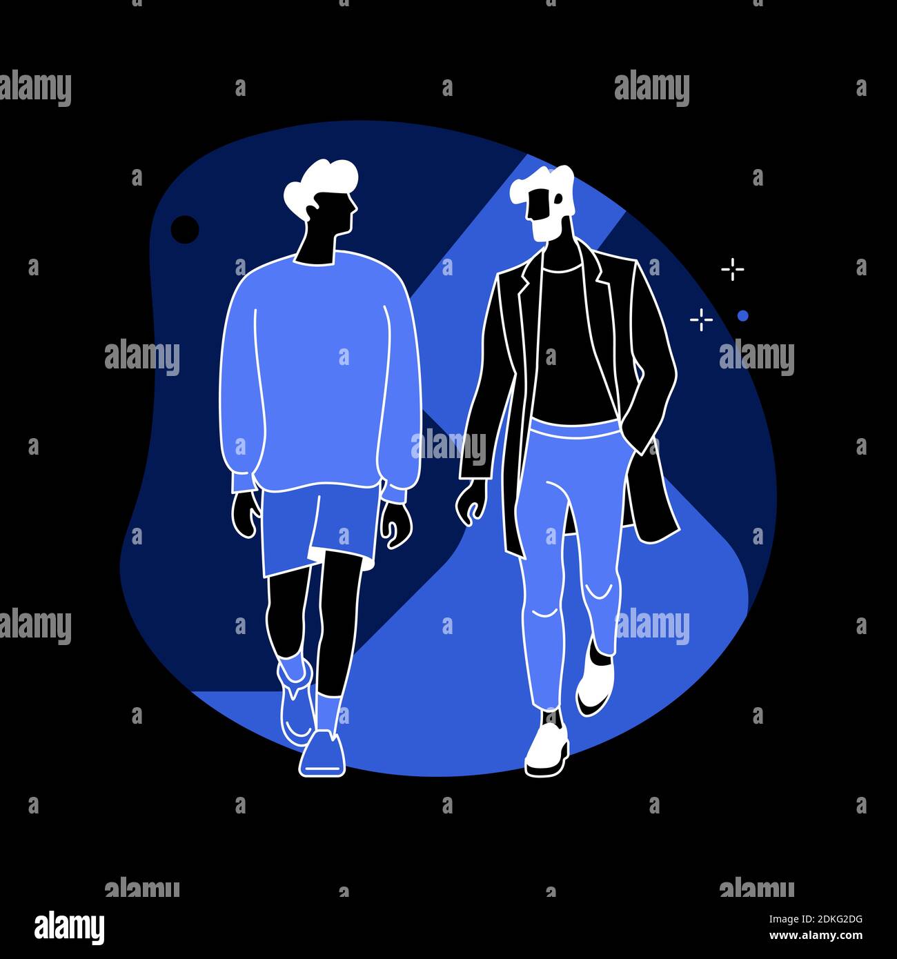 Men style and fashion abstract concept vector illustration Stock Vector ...