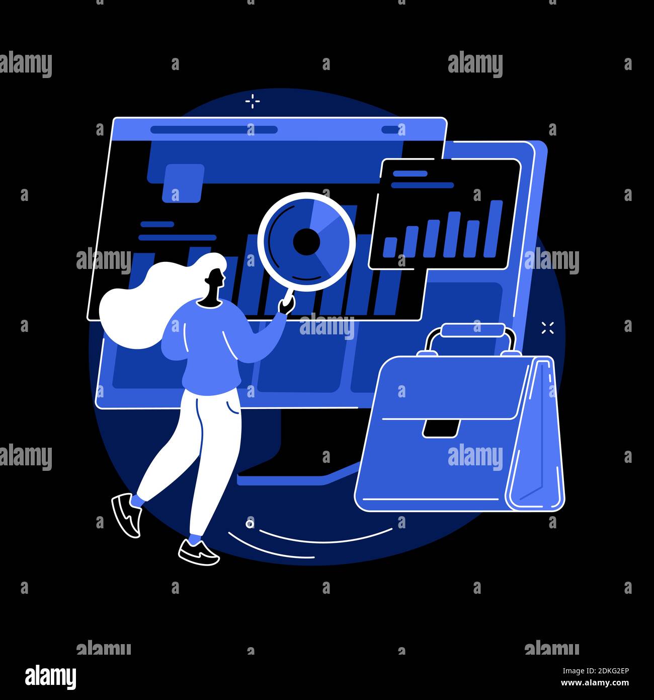 Enterprise accounting abstract concept vector illustration Stock Vector ...