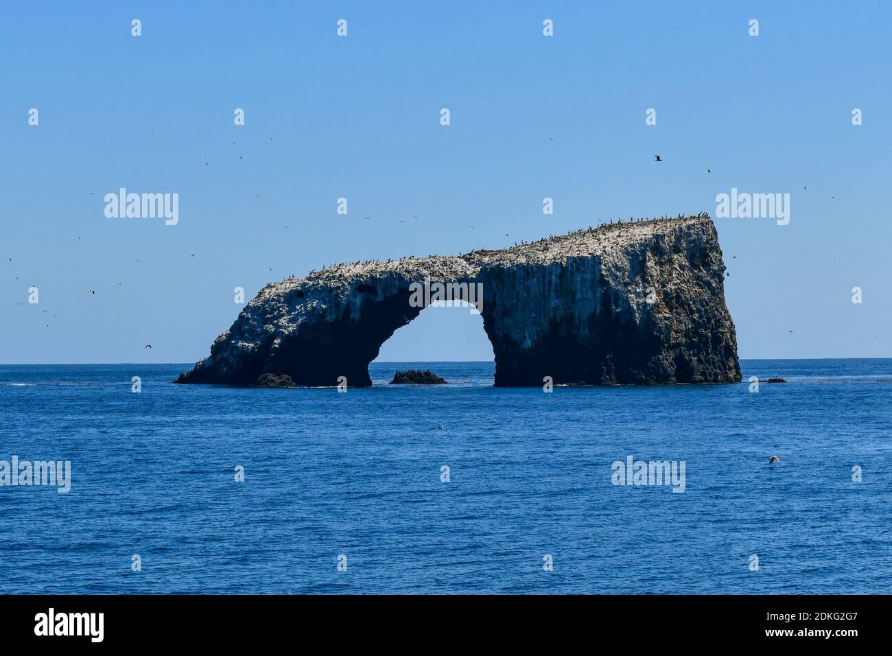 Arch Rock on Anacapa Island, Channel Islands National Park, California ...