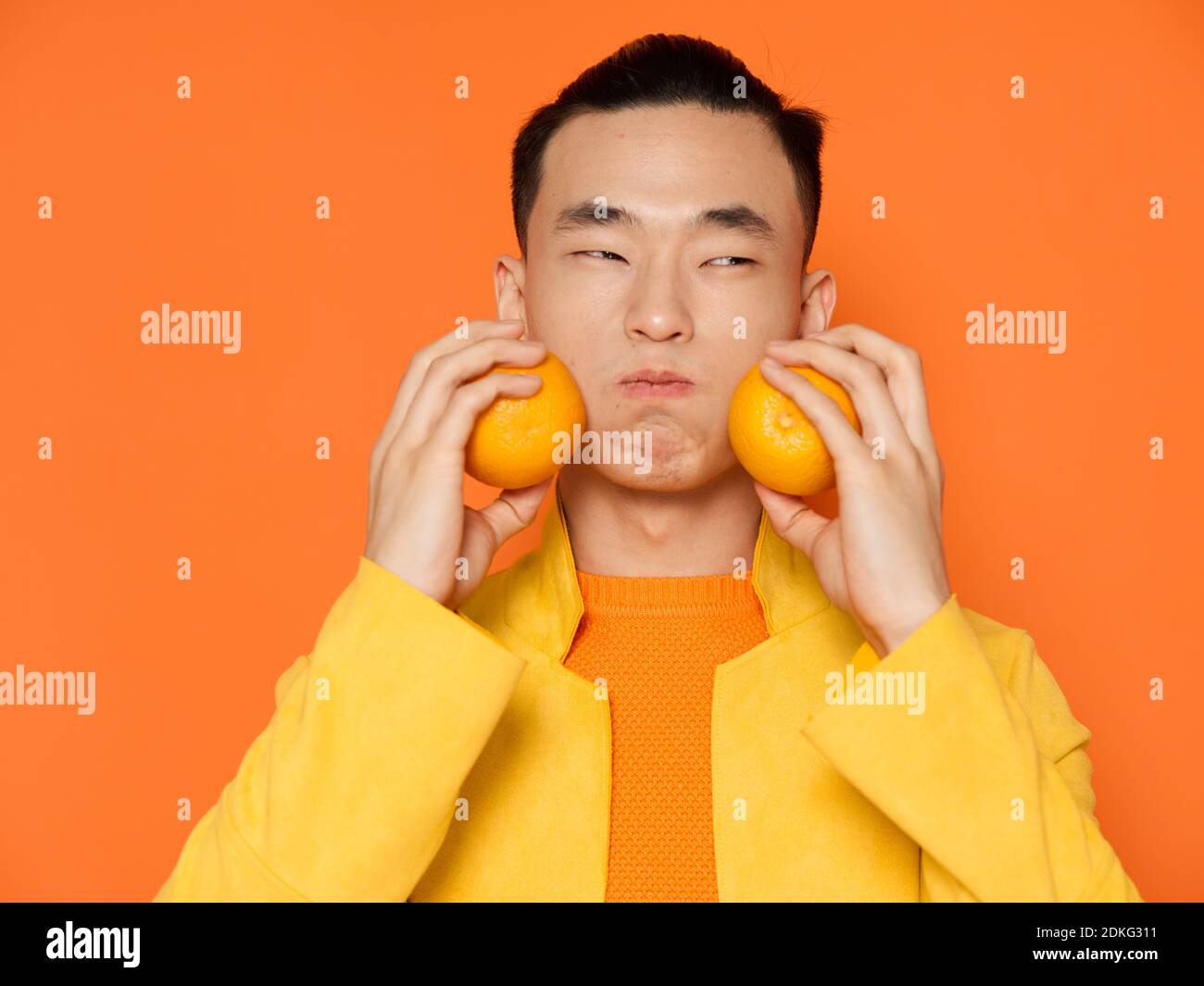 Young man stern look hi-res stock photography and images - Alamy