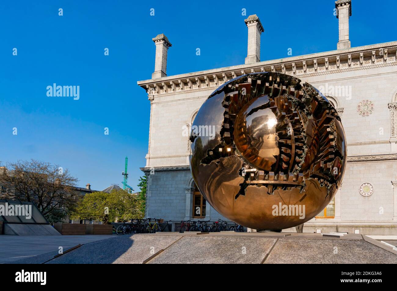 Sphere Within Sphere in the Trinity College at Dublin, Ireland Stock ...