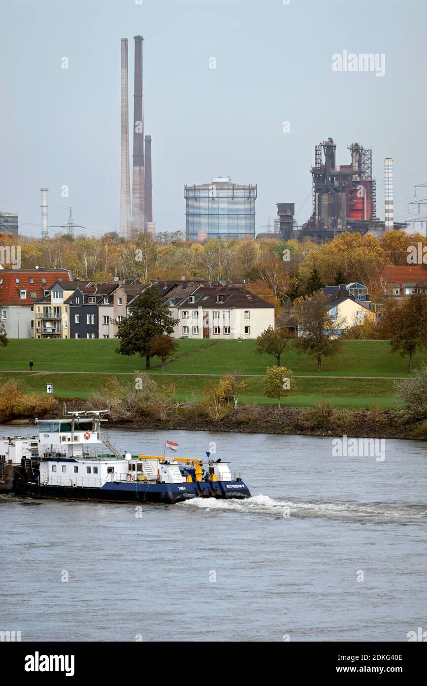 Duisburg, North Rhine-Westphalia, Germany - Urban landscape in the Ruhr ...