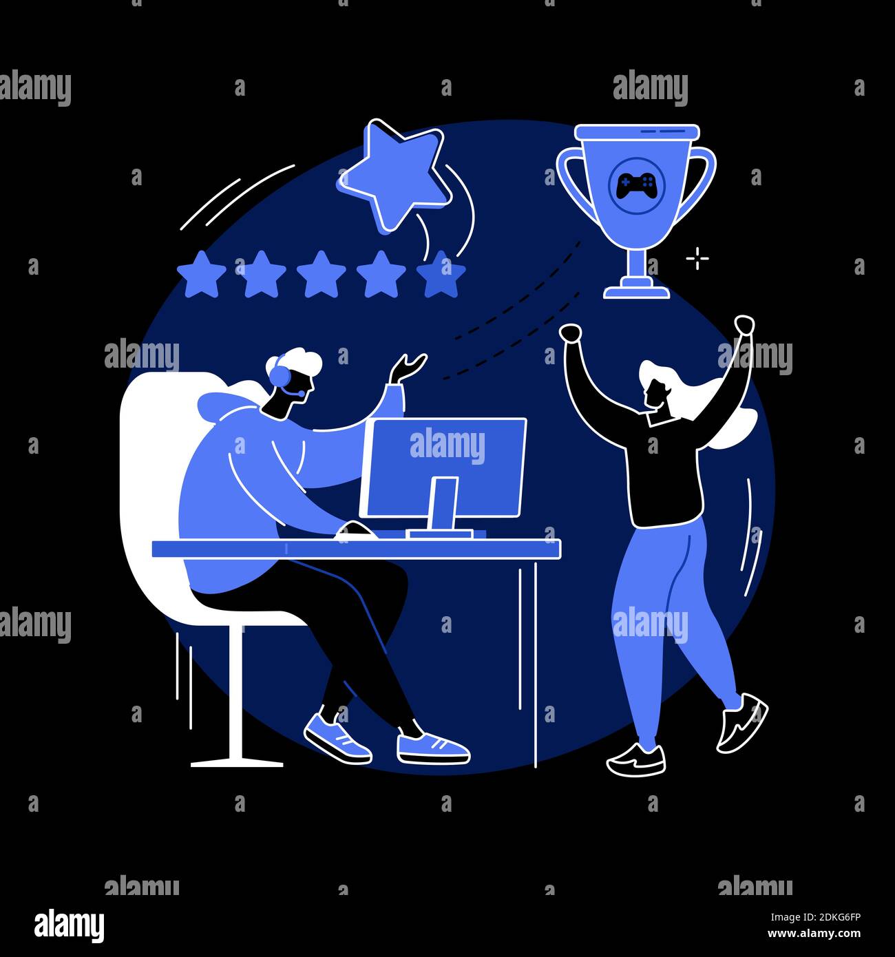 E-sport abstract concept vector illustration Stock Vector Image & Art ...