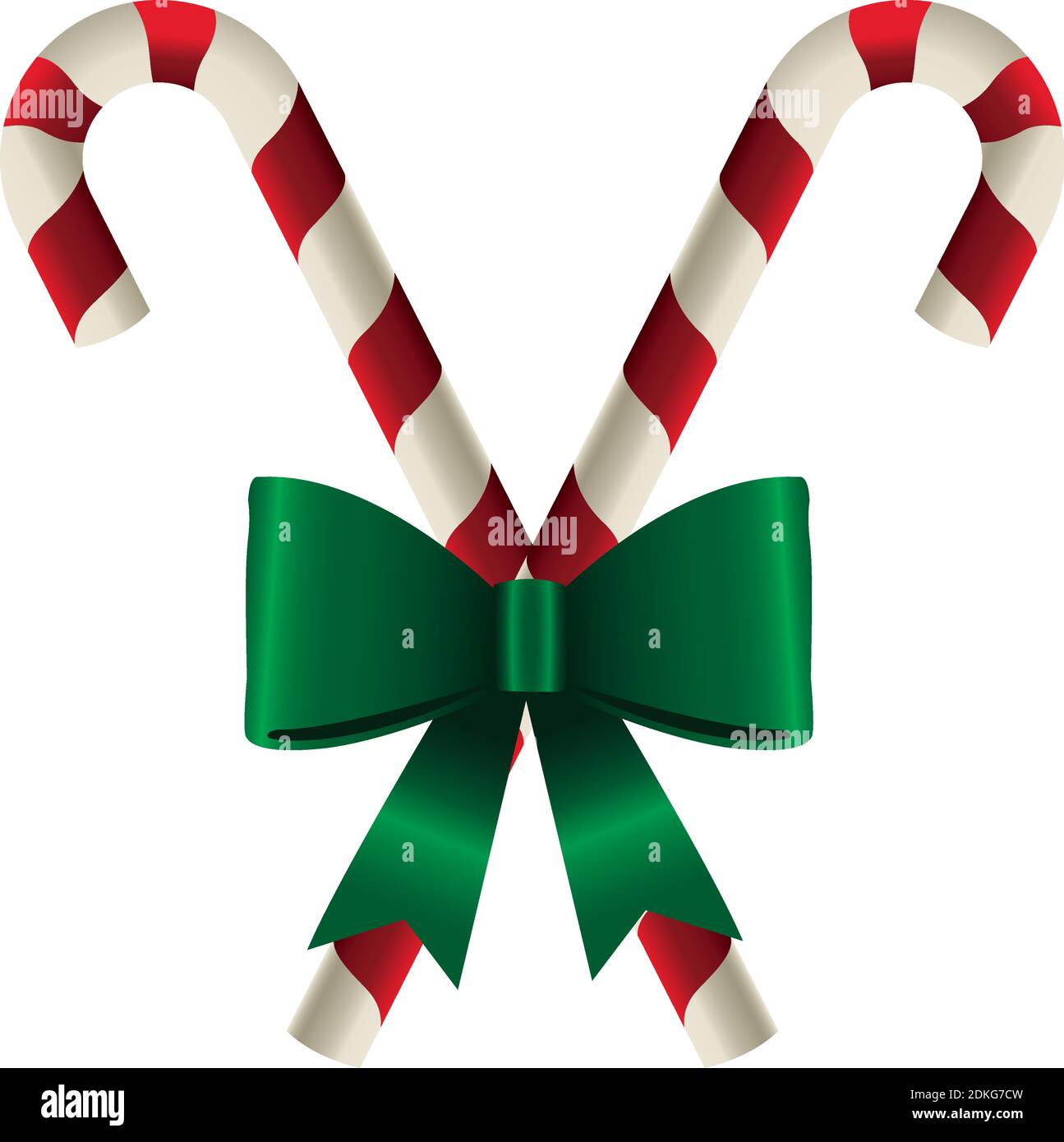 Crossed candy canes Stock Vector Images - Alamy