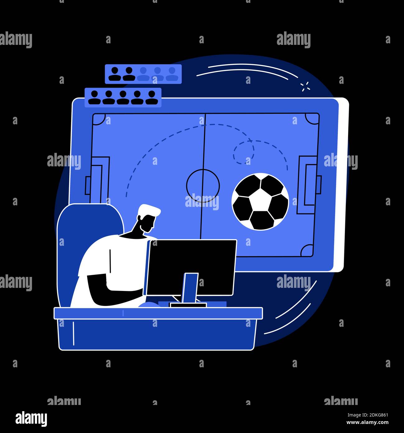 Sports games abstract concept vector illustration Stock Vector Image ...