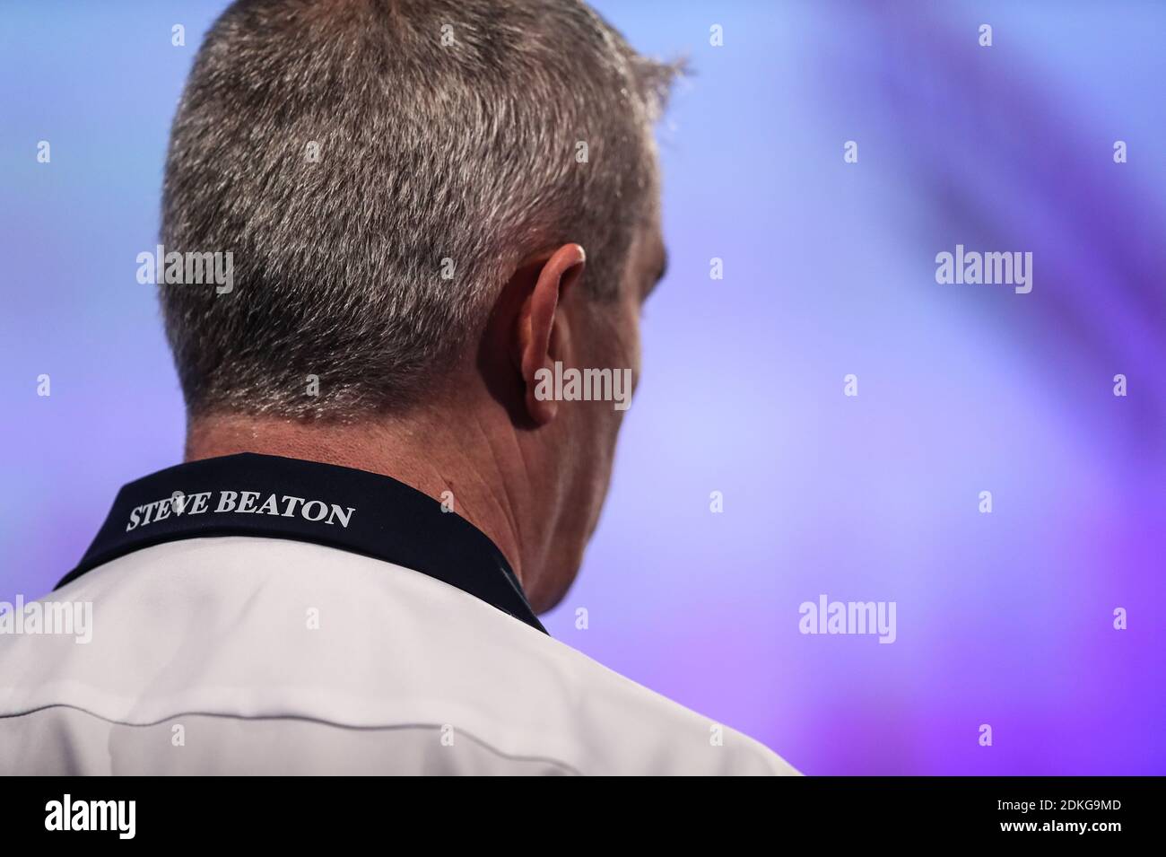 Steve Beaton gets ready to walk on stage during day one of the William ...