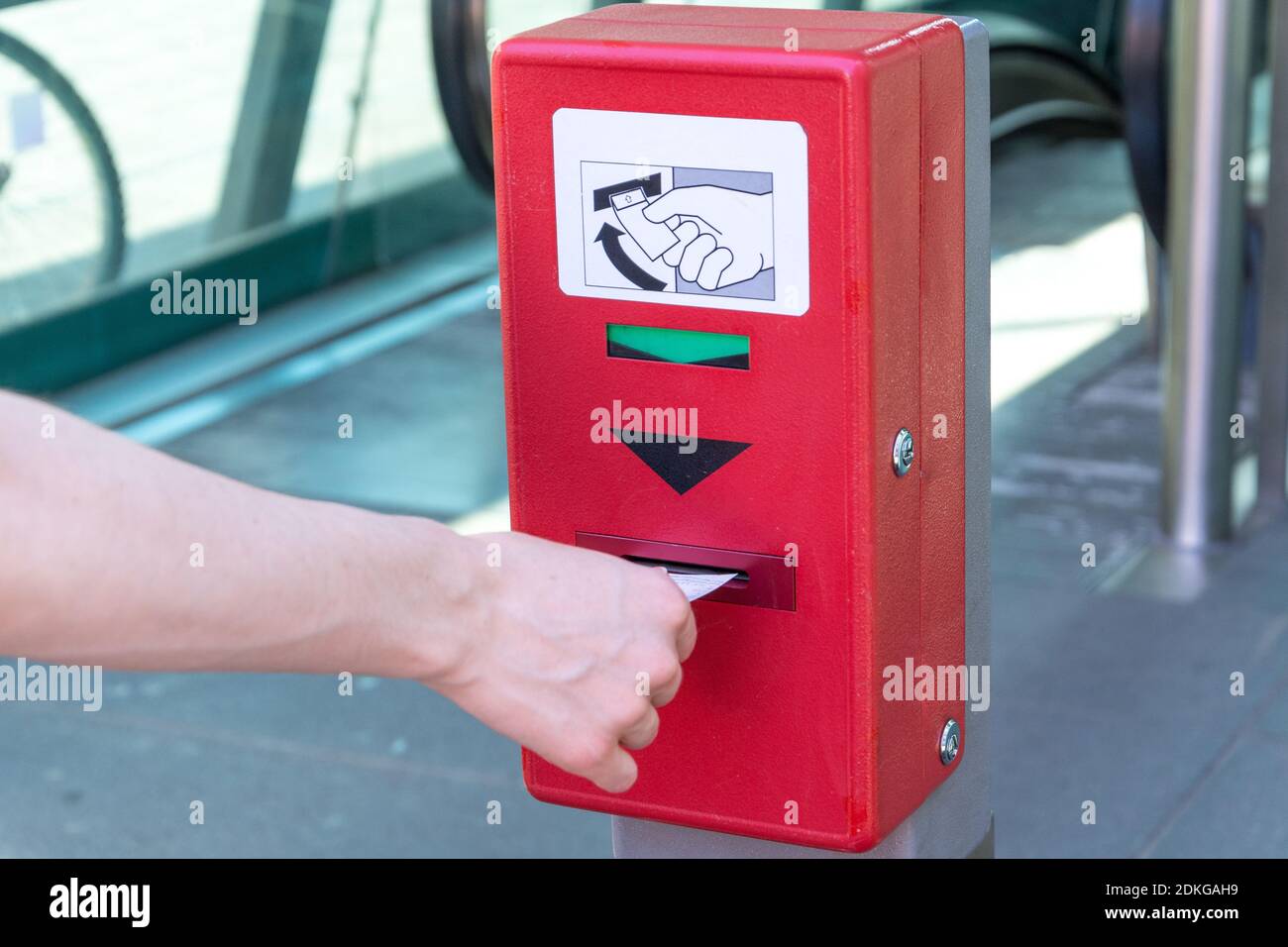 Transport Ticket Validation Machine High Resolution Stock Photography ...
