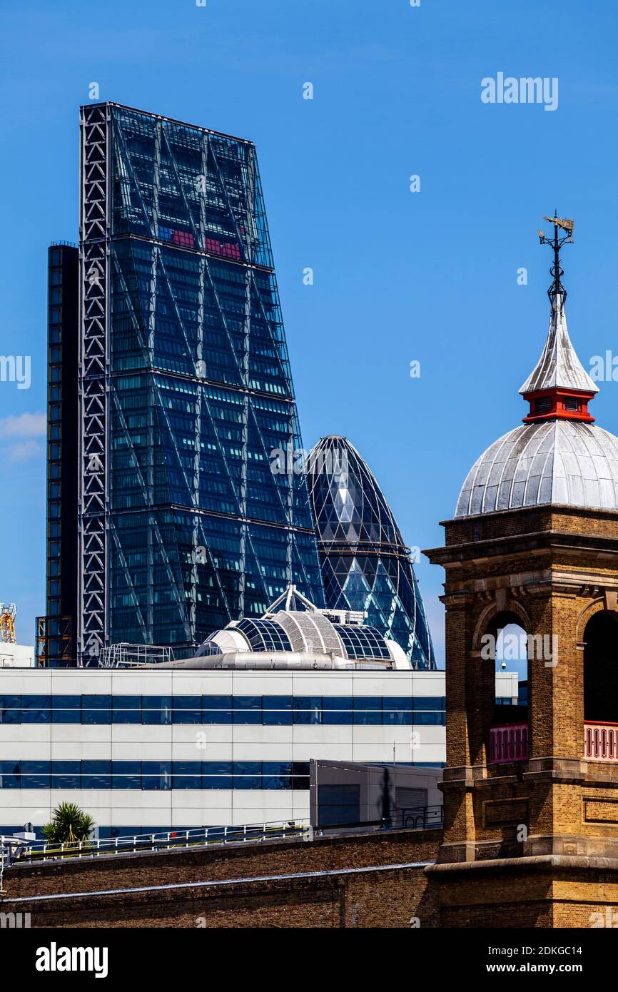 Cannon Street Station and The City of London Skyline, London, UK Stock ...