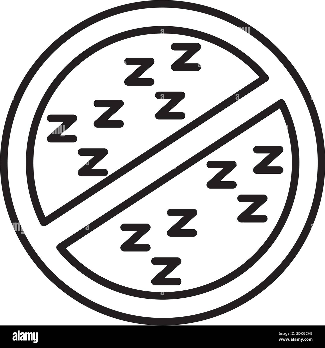 No Sleeping Clipart