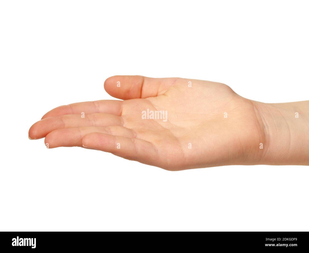 Children put out Hand Symbol - White Background Stock Photo - Alamy