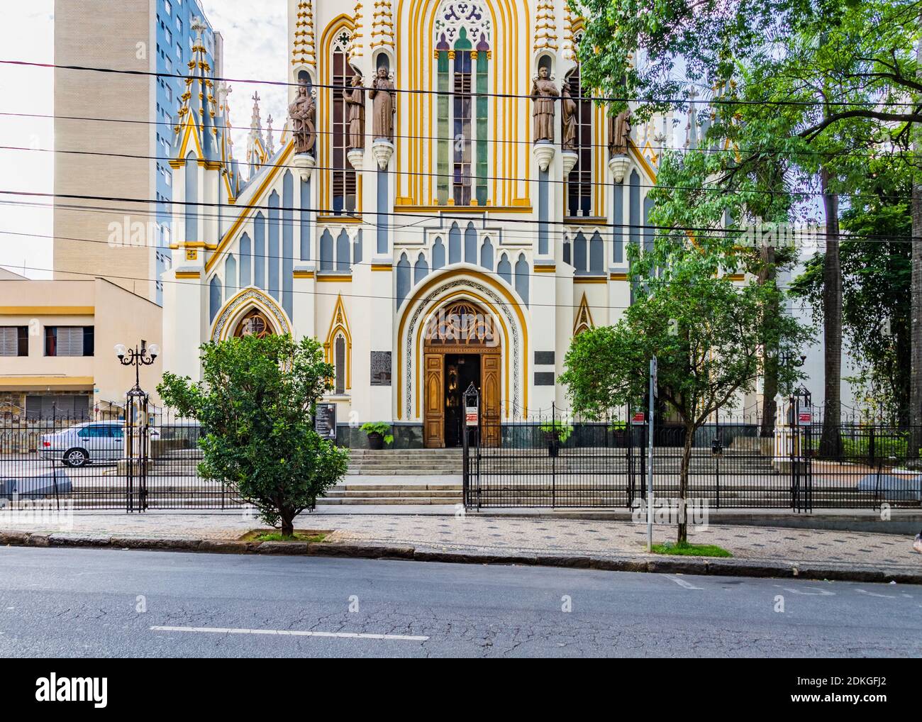 Basilica of Our Lady of Lourdes in Belo Horizonte, Brazil Stock Photo ...