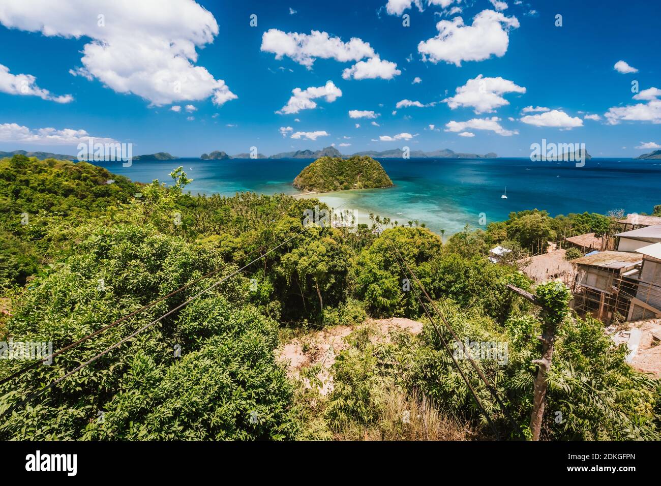Las cabanas beach el nido palawan philippines hi-res stock photography ...