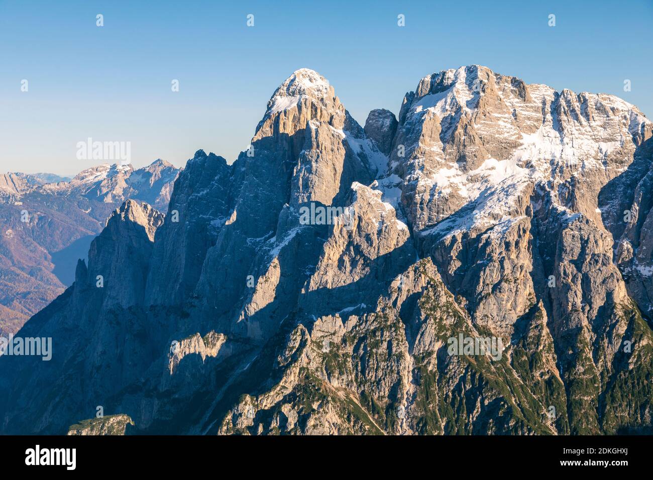 Italy, Veneto, Belluno province, Taibon Agordino. Monte Agner, the ...