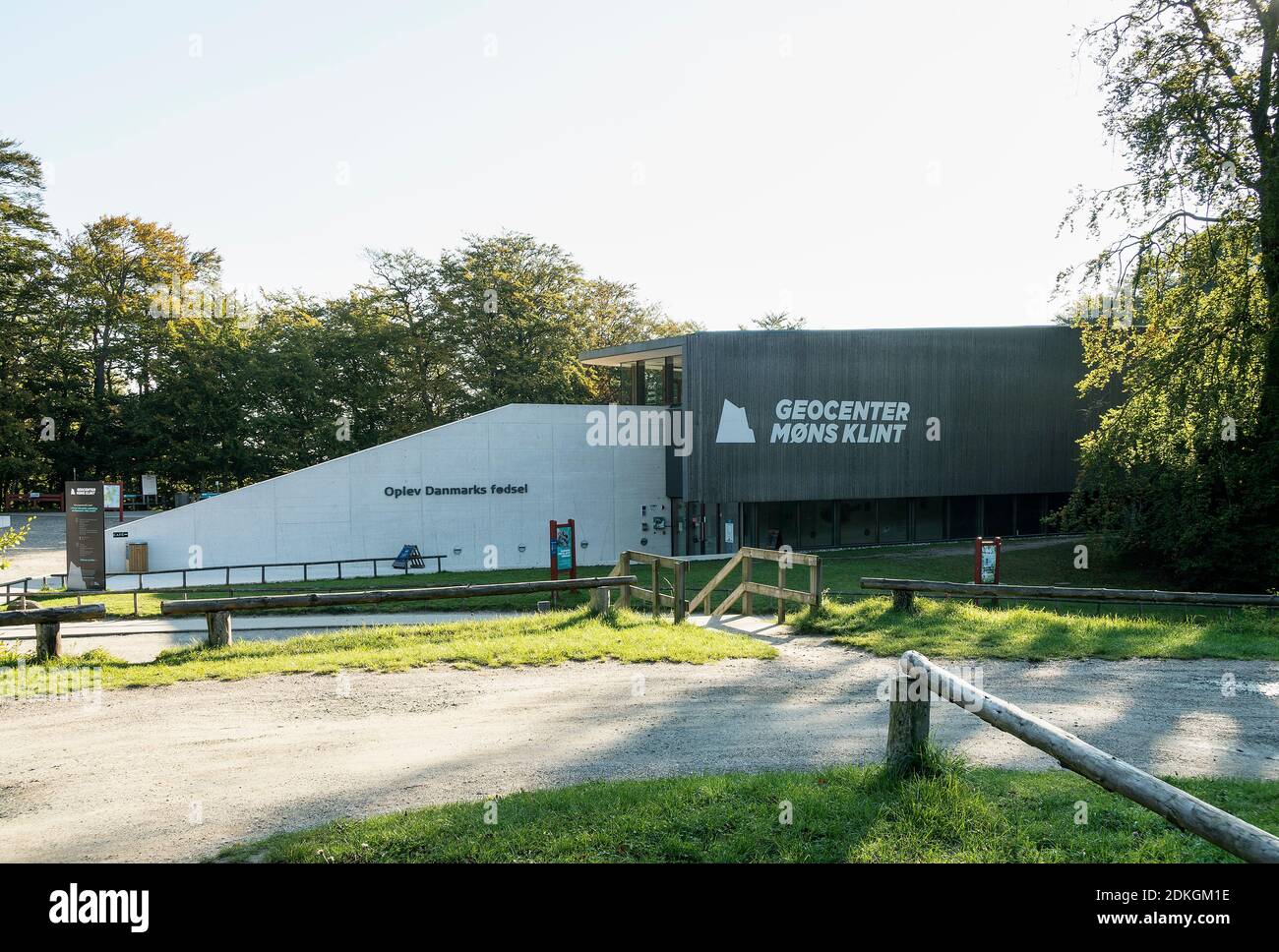 Denmark, Møns Klint, Geocenter, National Park Center Stock Photo - Alamy