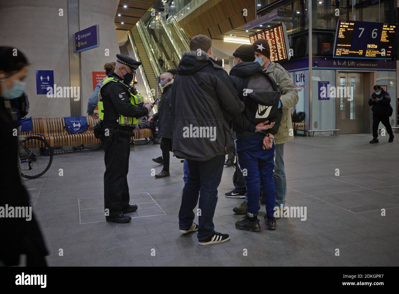 Police detained man handcuffs hi-res stock photography and images - Alamy