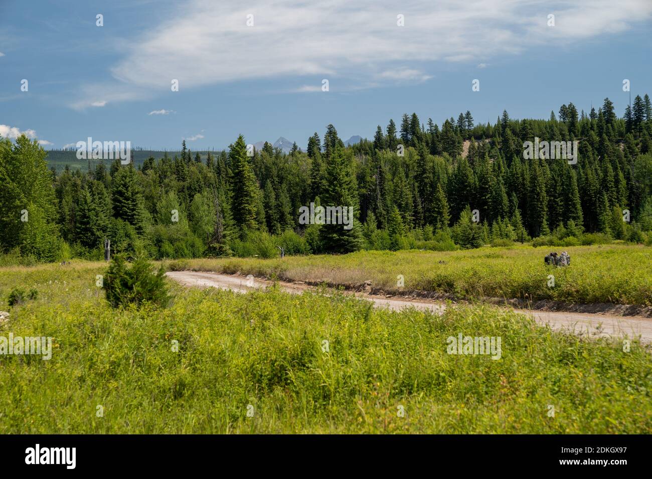 Trailhead For The Transboundary Flathead River Interpretive Trail In