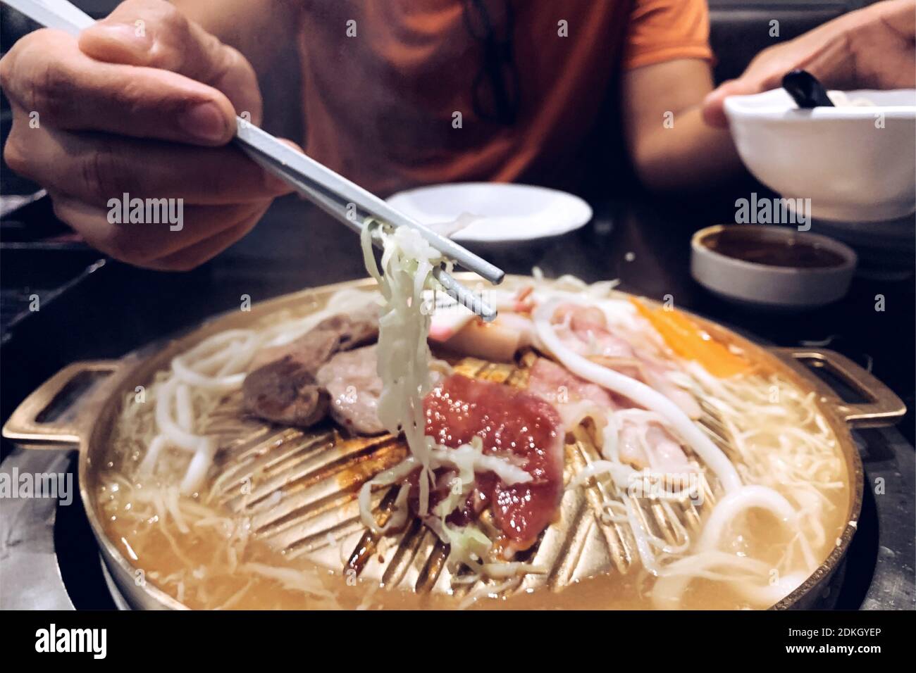 Japanese business men lunch hi-res stock photography and images - Alamy