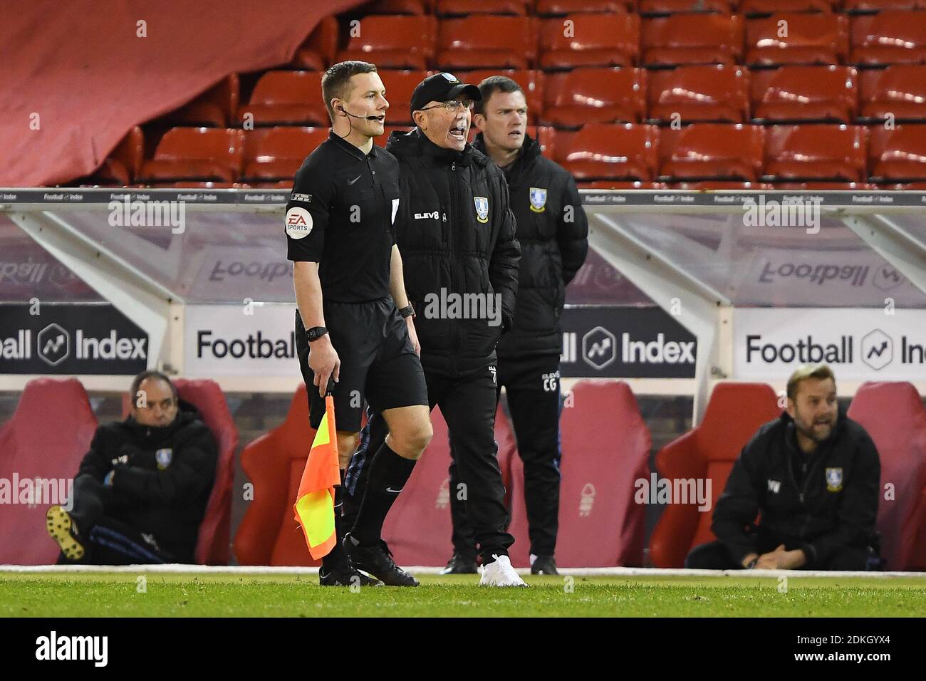 NOTTINGHAM, DECEMBER 15TH Tony Pulis, manager of Sheffield Wednesday ...