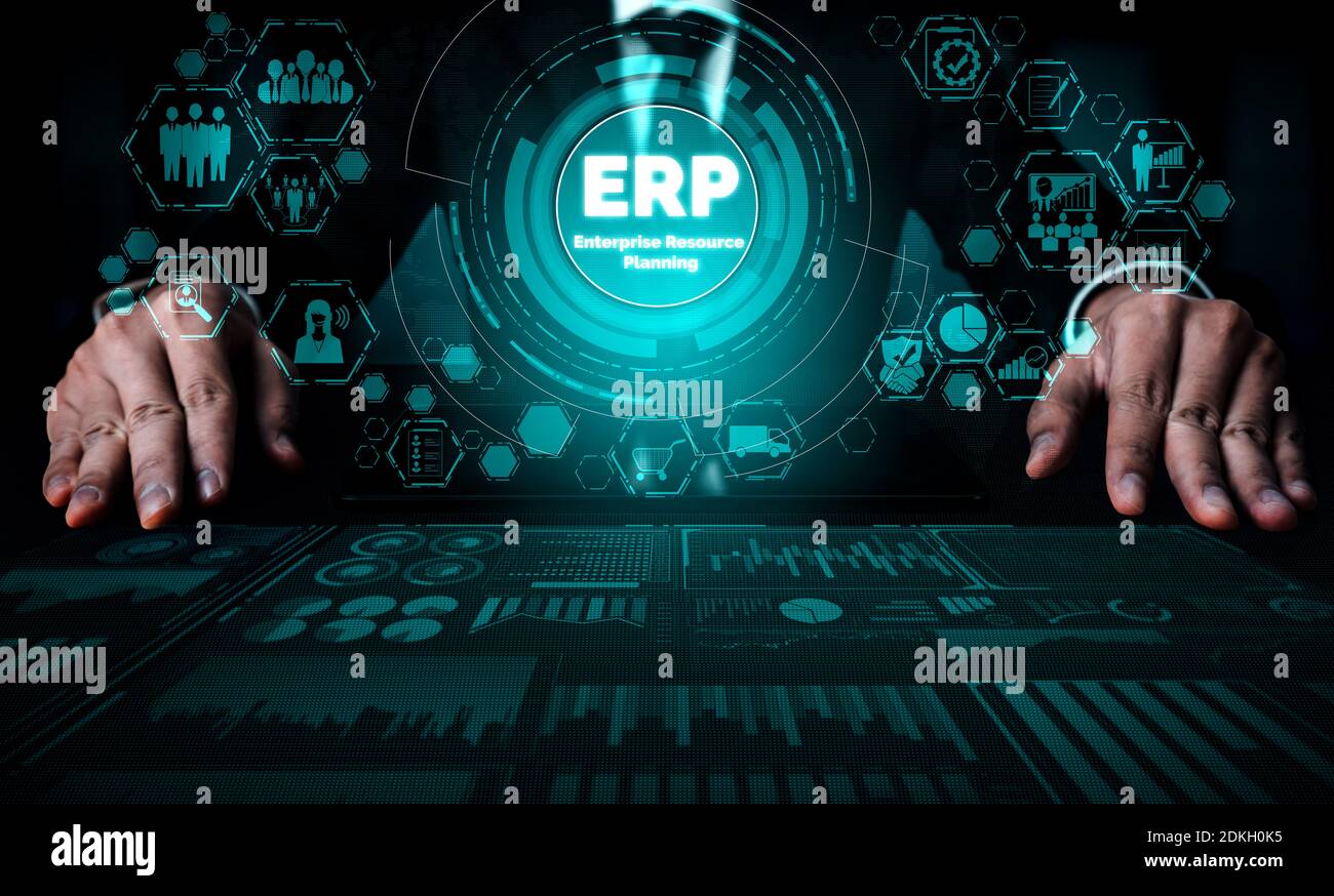 Enterprise Resource Management ERP software system for business ...