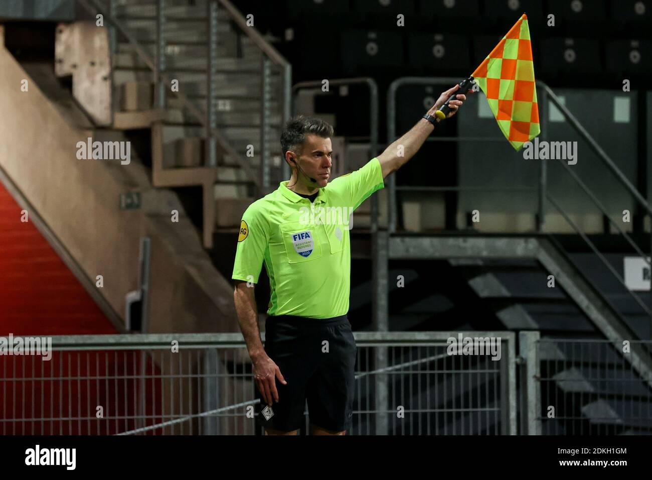 ROTTERDAM, NETHERLANDS - DECEMBER 15: assistant referee Charl Schaap ...