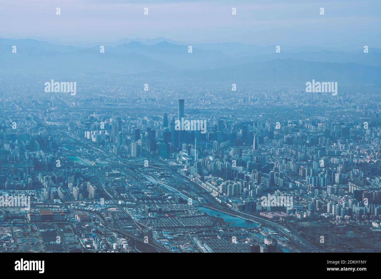 Aerial view beijing crowd hi-res stock photography and images - Alamy