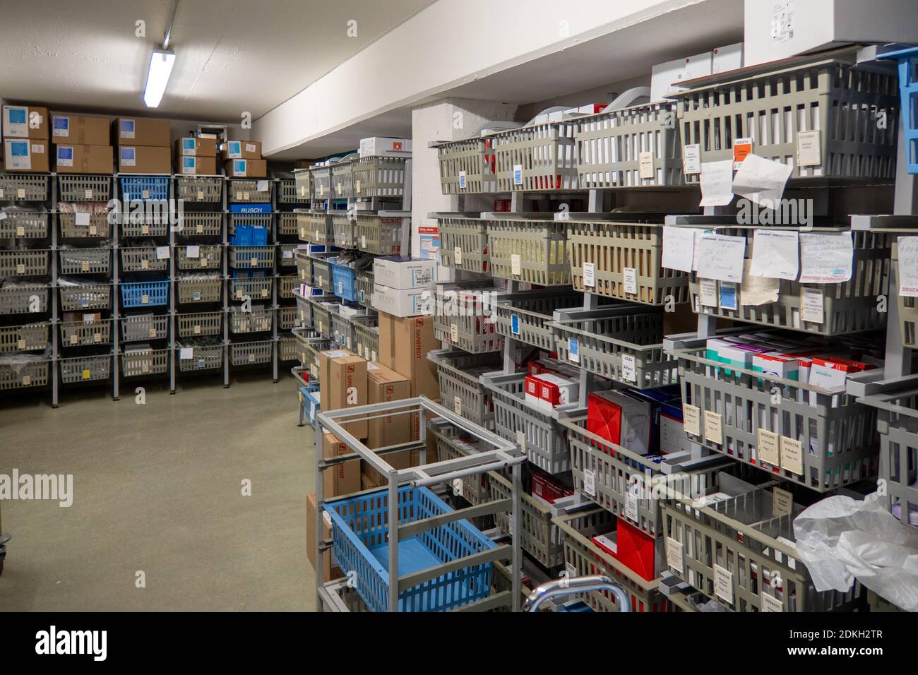in the materials management warehouse of the purchasing department of a ...